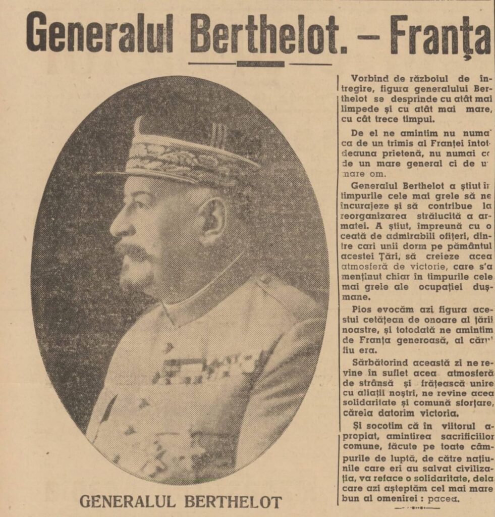 Henri-Mathias Berthelot, generalul francez cu suflet de român - Dosare ...